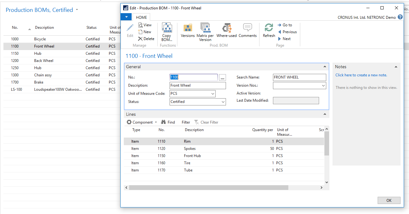 Production scheduling with NAV: Keep material availability in check